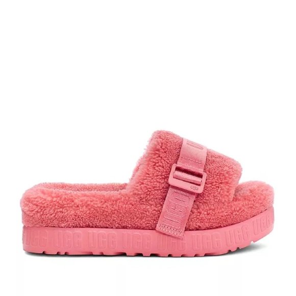 UGG | Shoes | Ugg Fluffita Platform Sherpa Slide Sandals | Poshmark